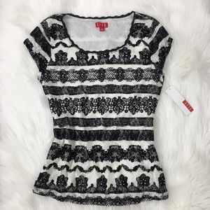 Elle | Tops | Elle Lace Top Nwt | Poshmark
